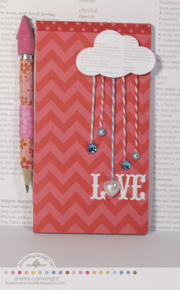 Doodlebug Design Inc Blog: Writing Love Notes Pad & Pencil Sets