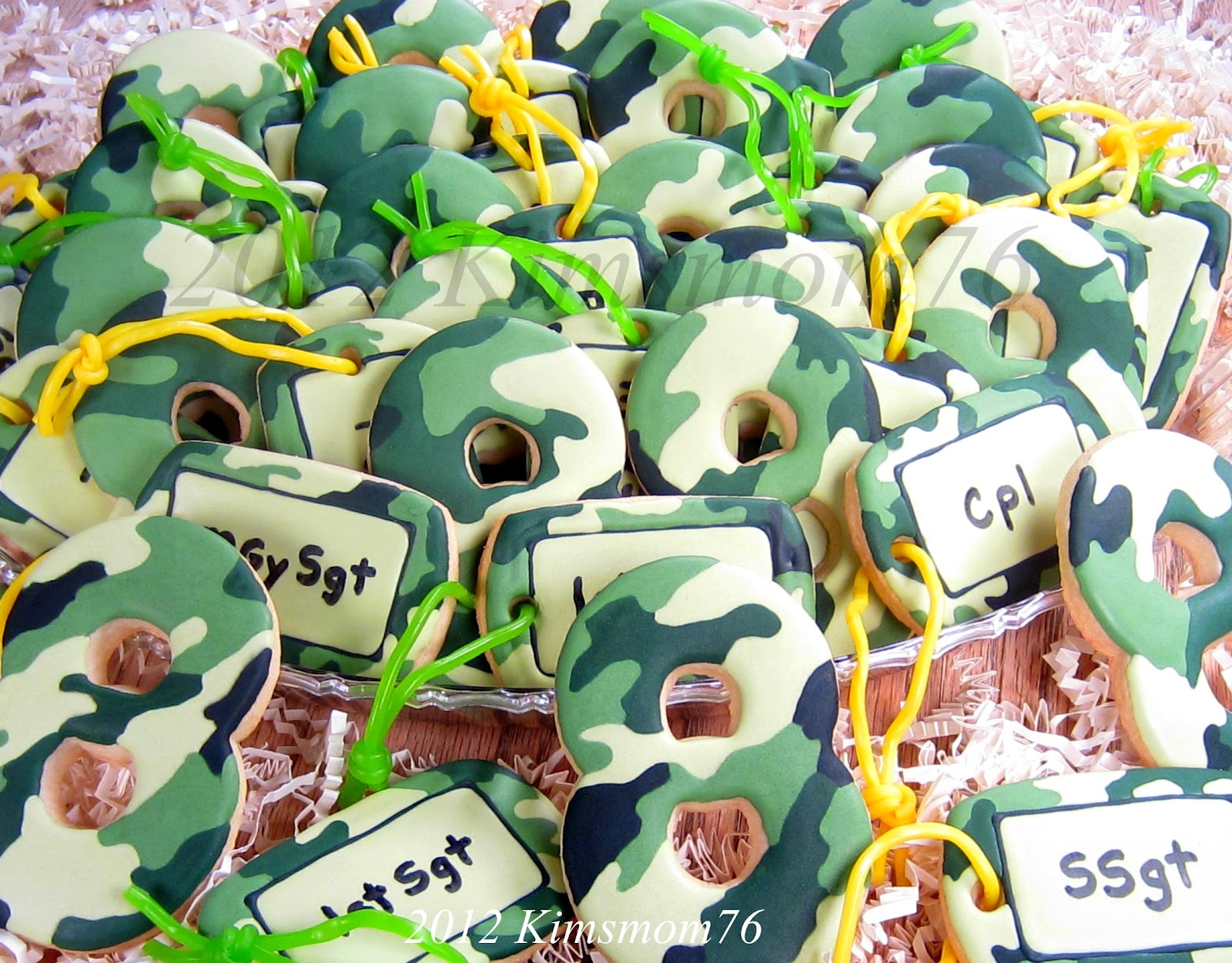 Kimsmom76: Camouflage Cookies - Tutorial