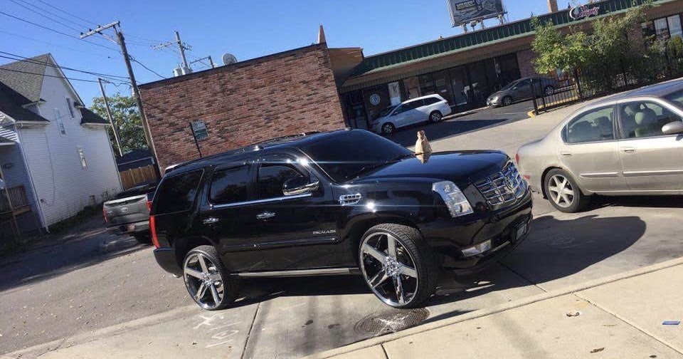 Escalade on 28s dub ballers