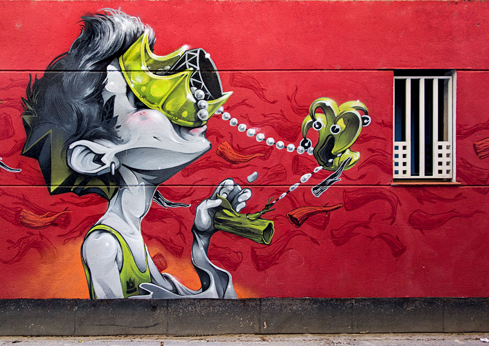 -Zaragonés-: Arte Urbano efímero en Zaragoza