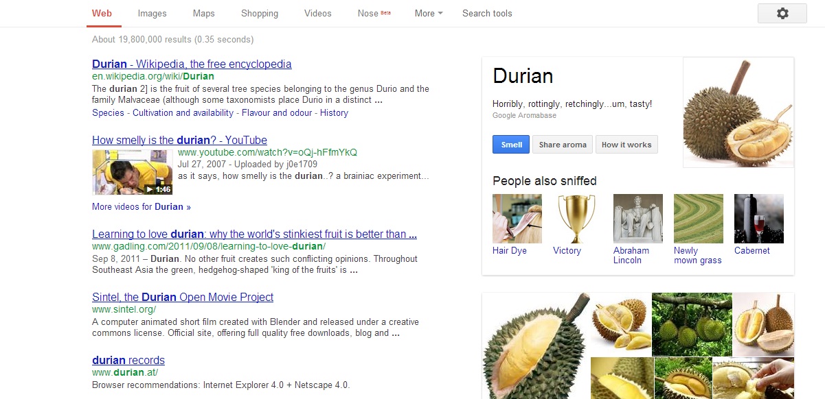 Google ලගේ අලුත්ම තාක්ෂණය - Google Nose Beta | Madura's Blog