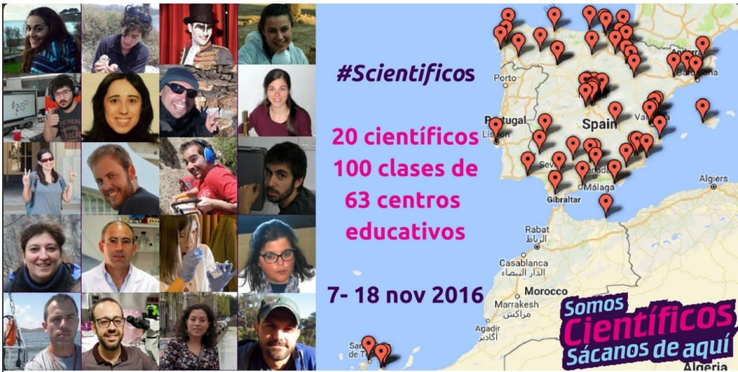 adn-dna: 534 - Participamos en "Somos científicos", noviembre de 2016