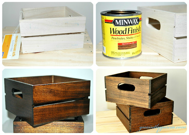 Quaintly Garcia: DIY Rustic Wood Crates