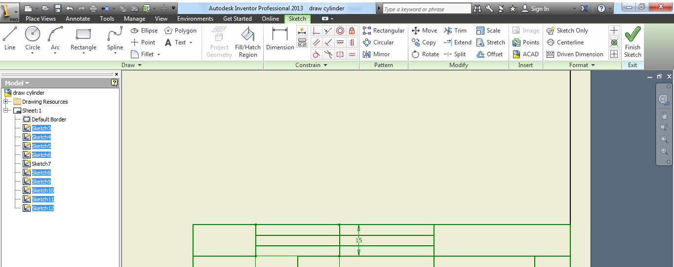 Tutorial INVENTOR (part 2) Membuat Kepala Gambar atau Kop Gambar ...