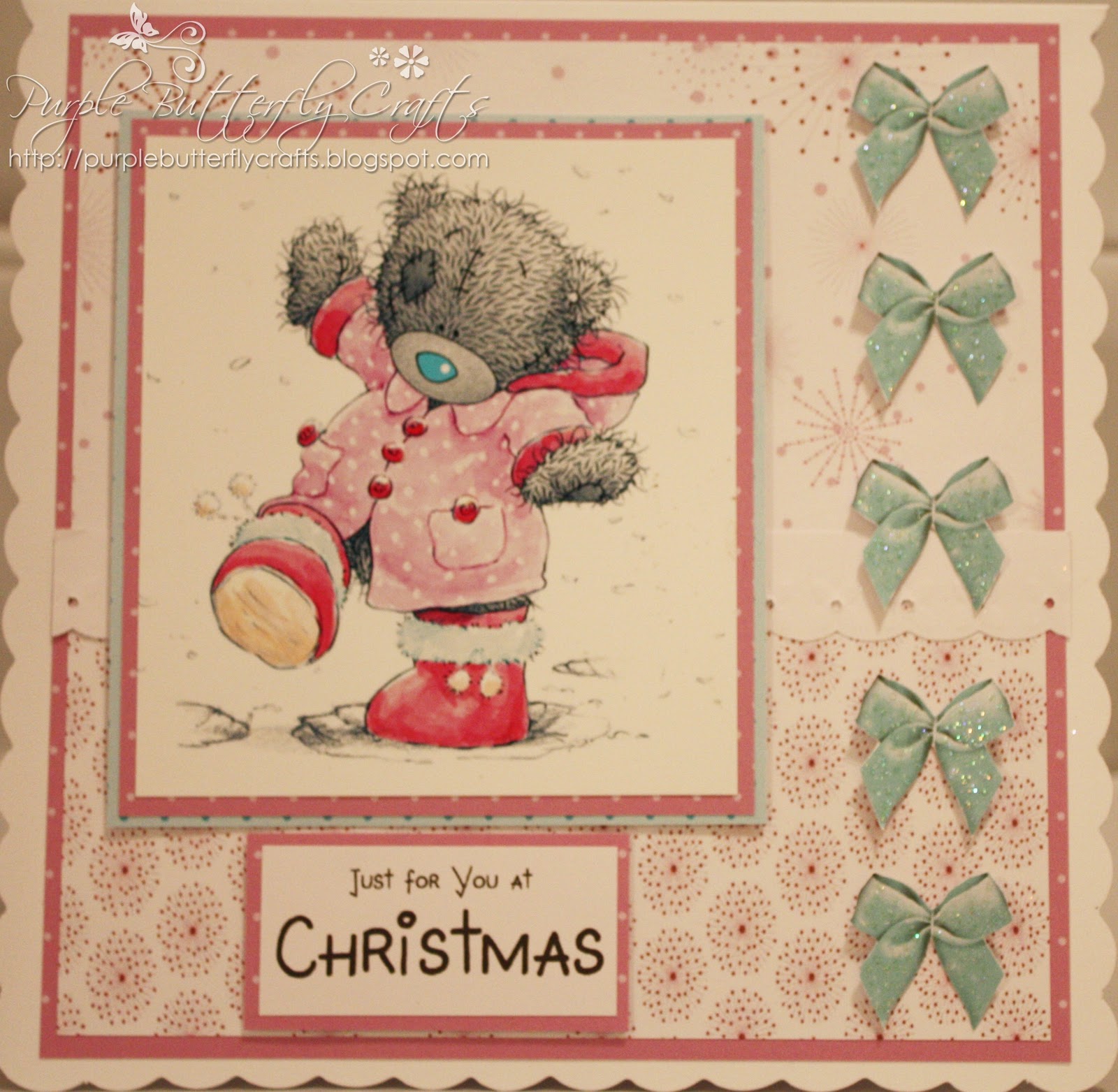 Purple Butterfly Crafts: Another Tatty Teddy