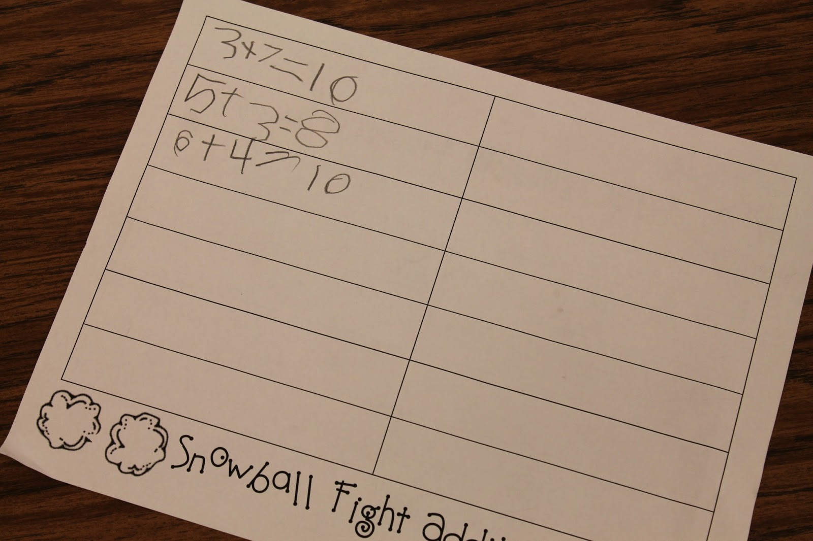 ABC's and Polka Dots: Indoor Snowball Fight!