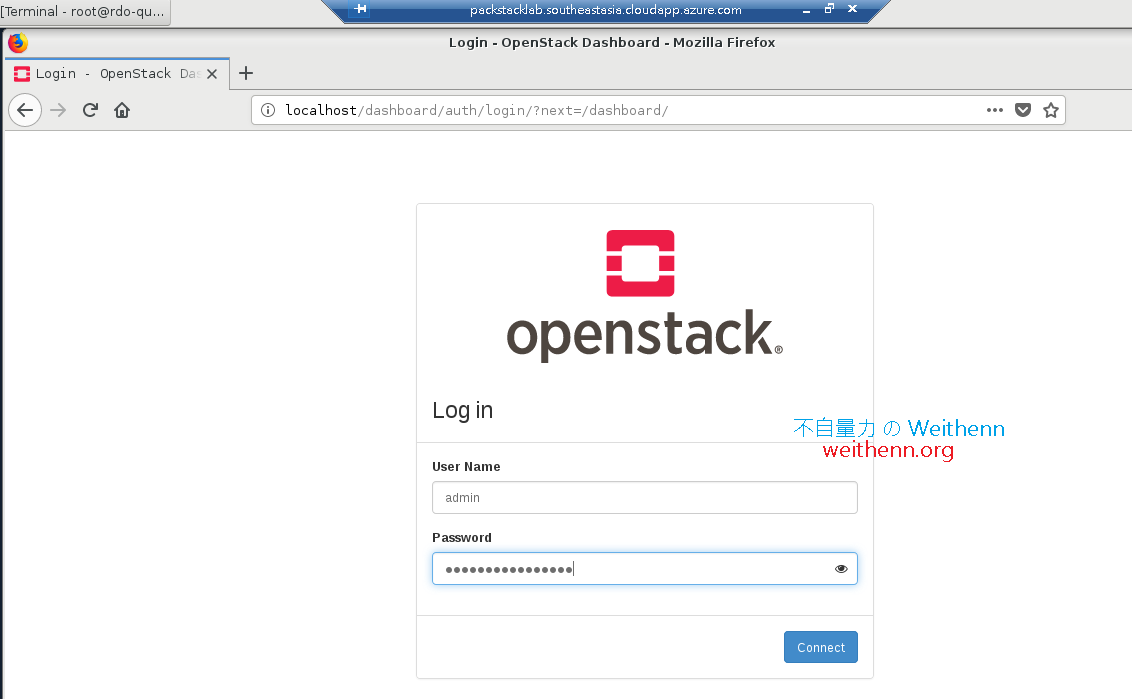 CentOS 7.5 透過 RDO 安裝 OpenStack Queens ~ 不自量力 の Weithenn