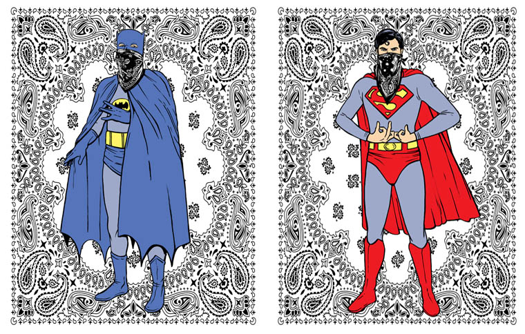 INSIDE THE ROCK POSTER FRAME BLOG: Steve Seeley Gangster Heroes Prints