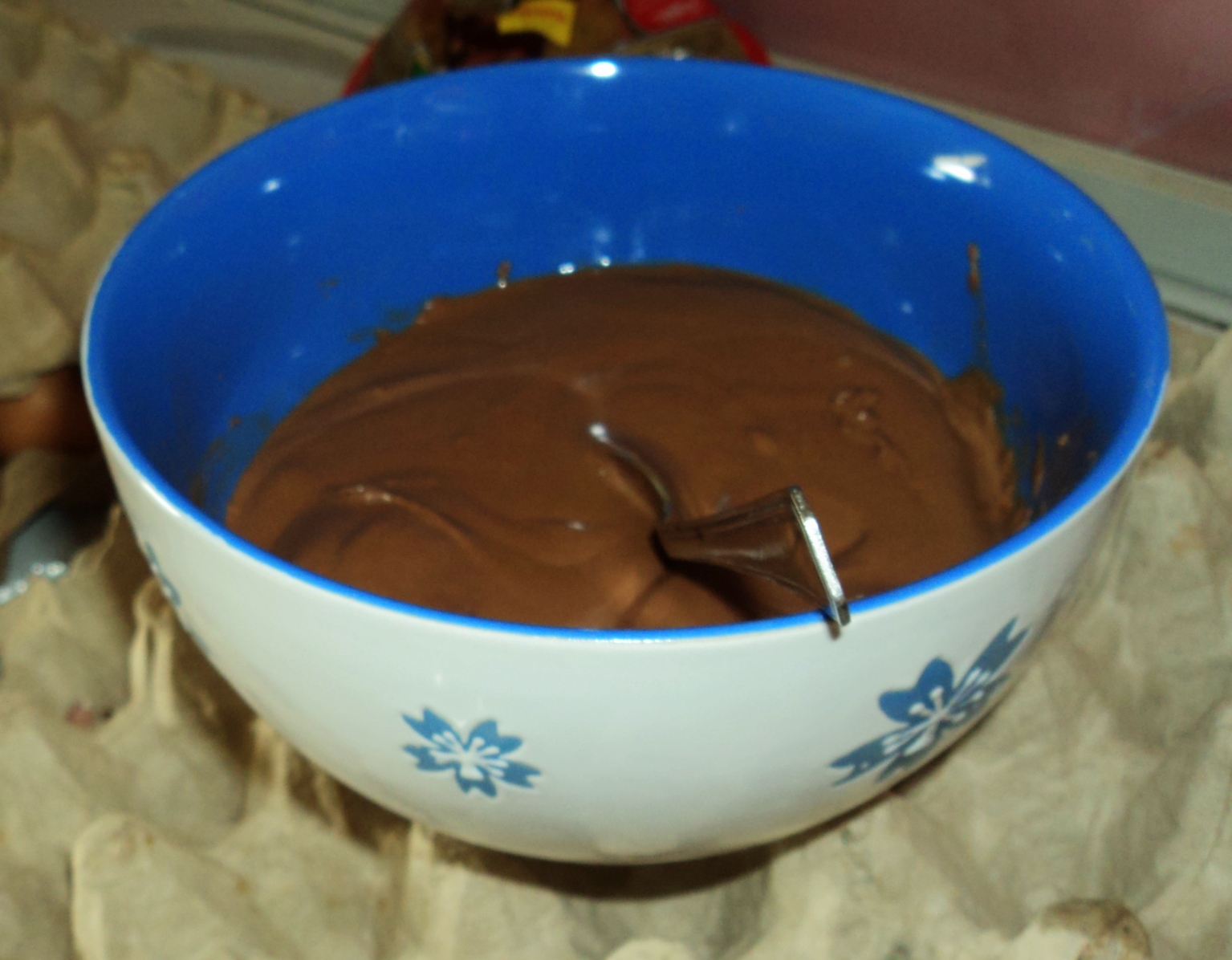 Christened; Christcelda: Retarded-erupted-volcano-styled chocolate cake