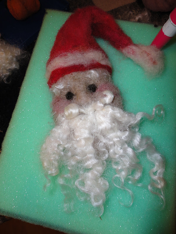 Ali Strebel: Needle Felted Santa