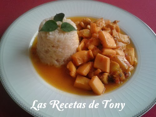 Las Recetas de Tony: JIBIA EN SALSA A LA MARINERA