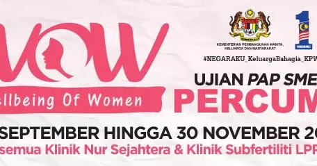 Ujian Pap Smear Percuma Seluruh Malaysia sehingga 30 November 2017 ...