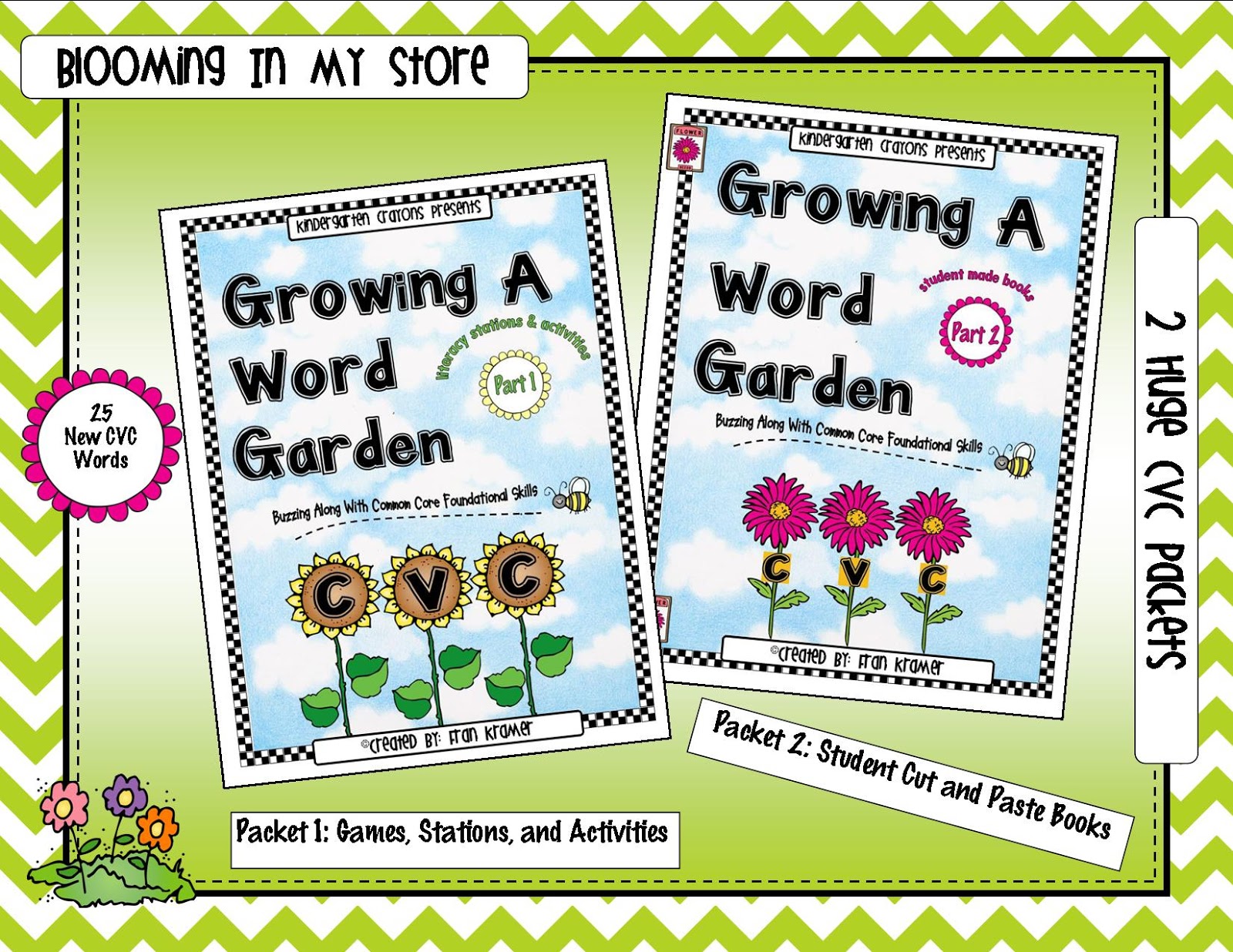 Kindergarten Crayons: What's Blooming In My Store?