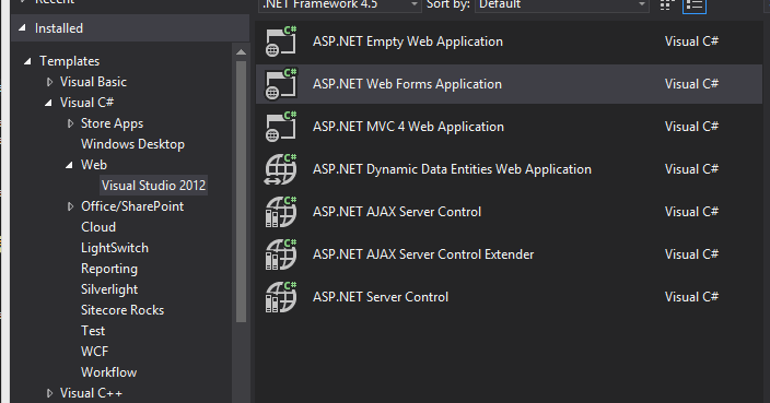 Aspnet Guild Aspnet Bootstrap Template Quickstart Part 1 Creating