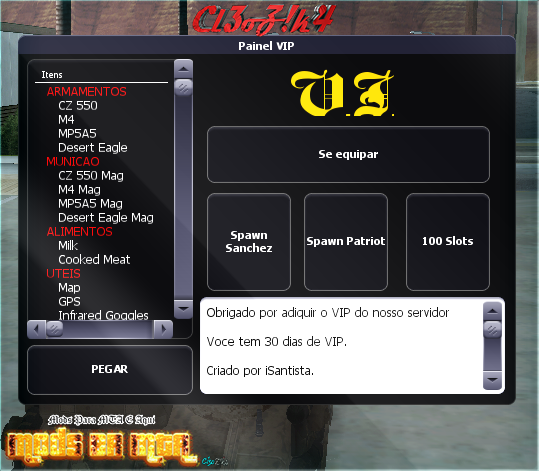 [Novo] Painel VIP Para Mta DayZ - MTA Brasil