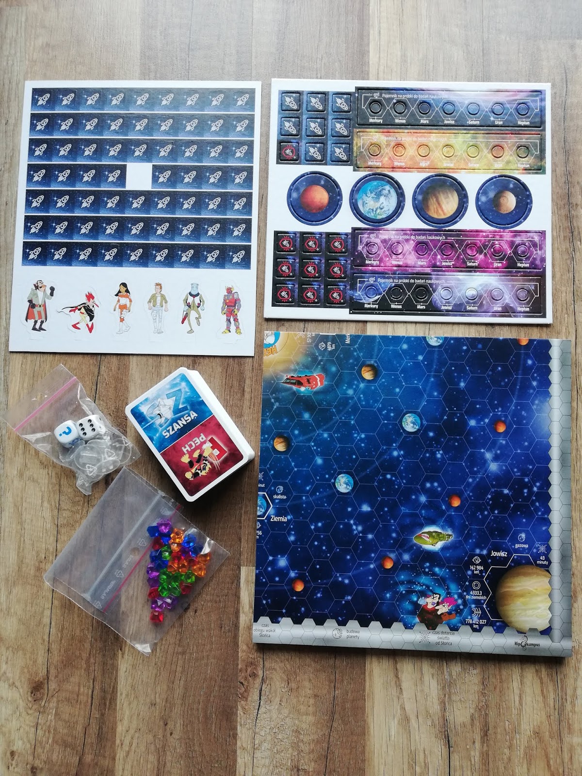 Był sobie kosmos - Gra planszowa Wydawnictwa Hipokampus - Atrakcyjne ...