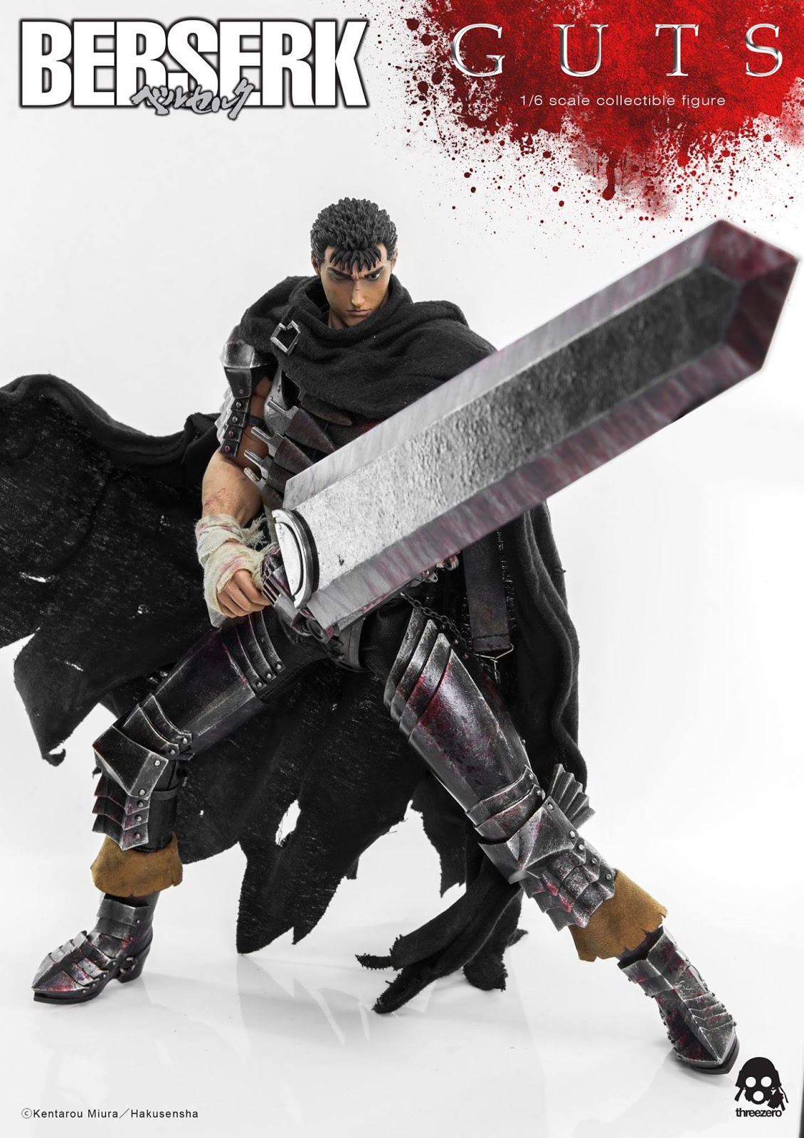 toyhaven: Preview ThreeZero 1/6th scale Berserk Guts 12-inch (32cm ...