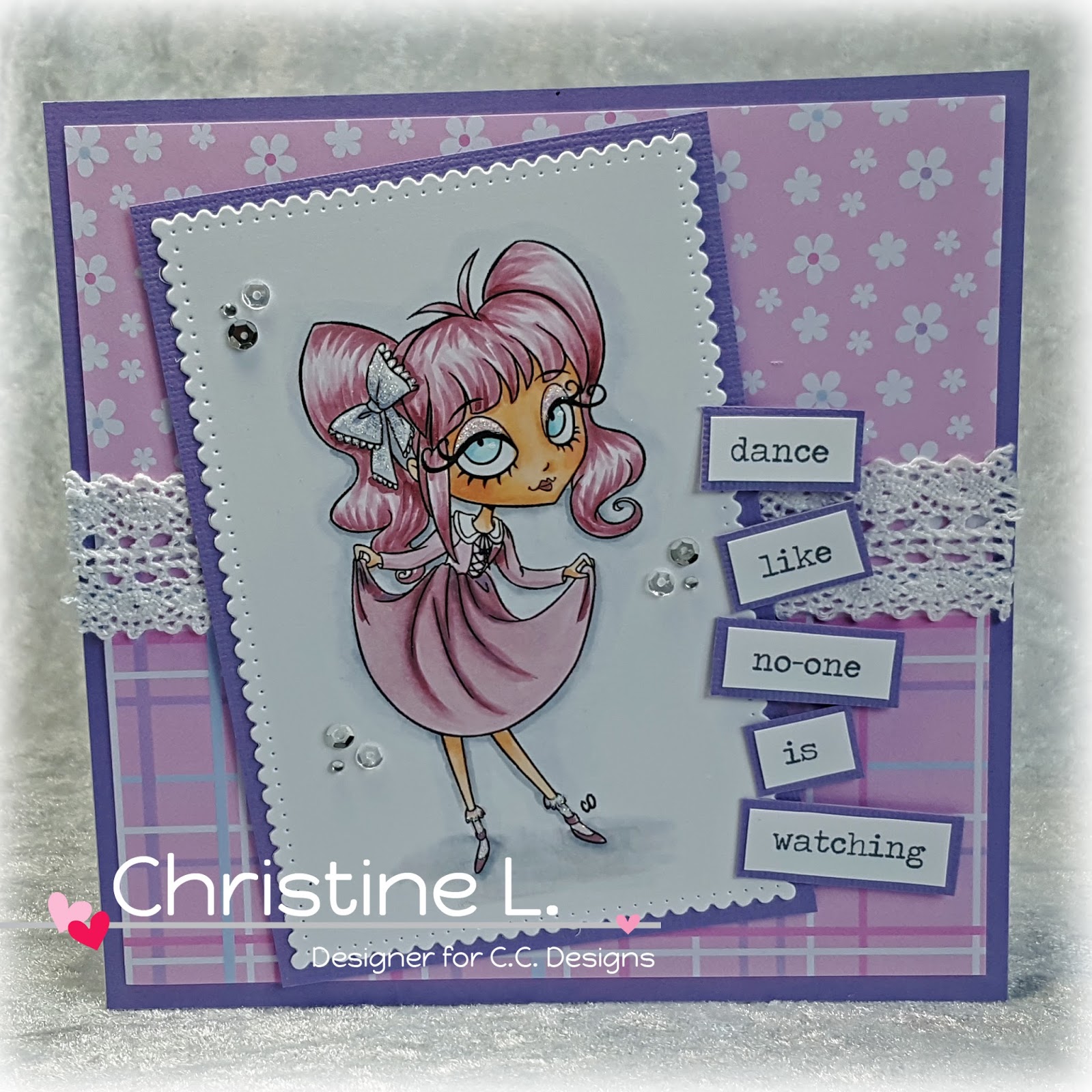 Handmade by Christine: Tickled PINK!