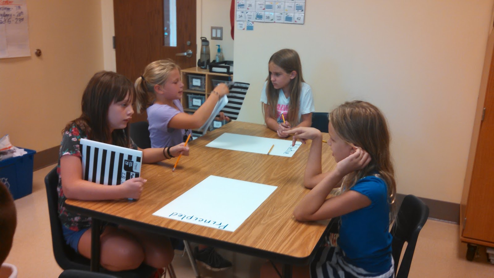 Mrs. Sanders 5th Grade Class: Friday, August 10th