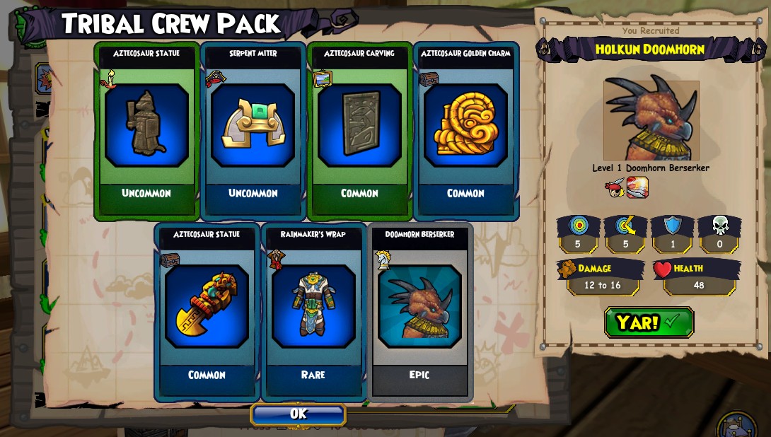 Stars of the Spiral: The New Tribal Crew Pack from Pirate101!