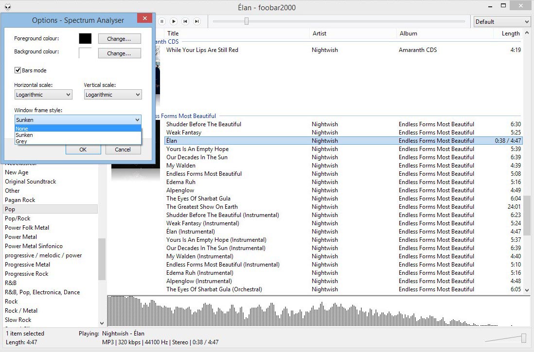 Album list panel foobar2000 как настроить