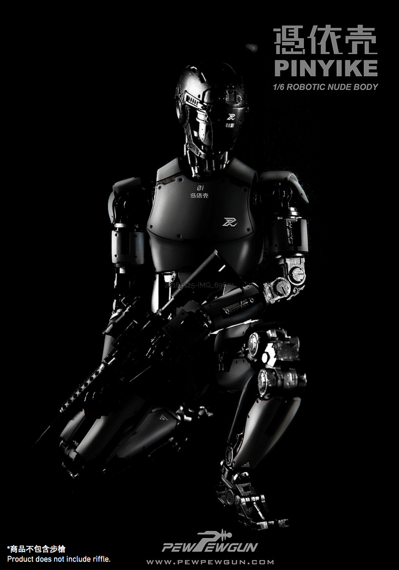 toyhaven: Pew Pew Gun 1/6th scale Robotic Nude Body PINYIKE Mass ...