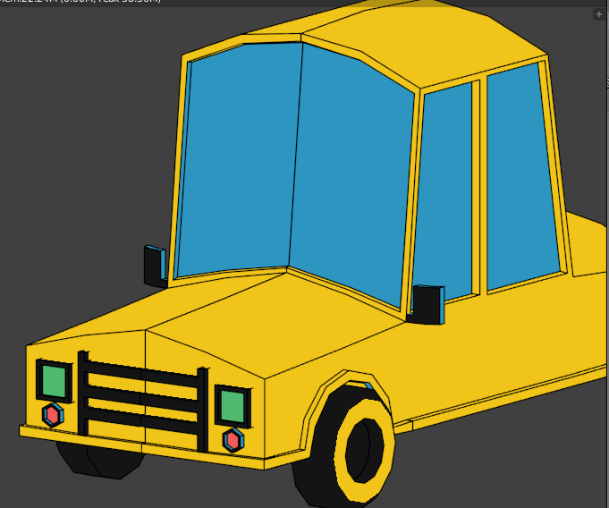 membuat mobil low poly flat animation ~ Pejalan pemikiran