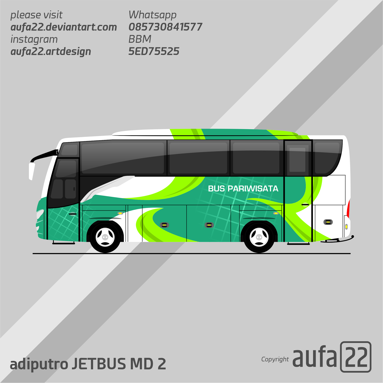 Jasa Desain Livery Bus dan Mobil