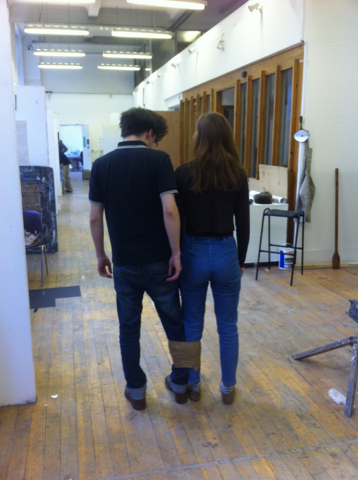 Andrew Gannon: Taping people...