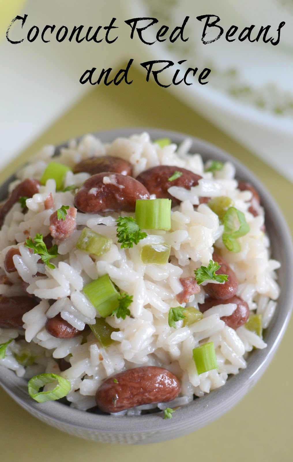 Savory Coconut Red Beans and Rice Recipe