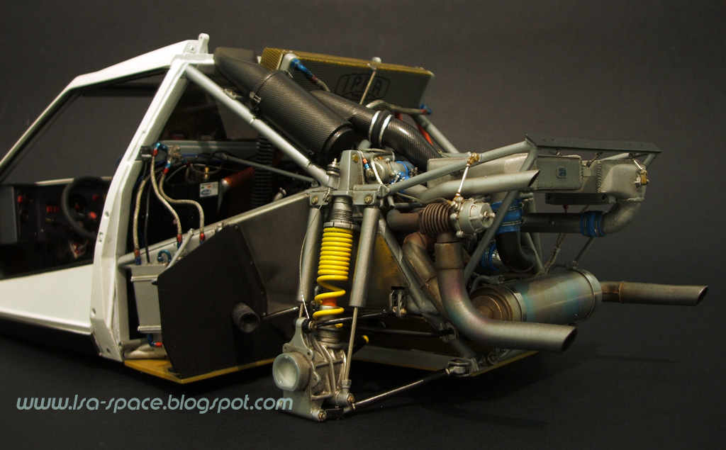 Land Sea Air & Space: Model Factory Hiro Lancia Delta S4, Lombard rally ...