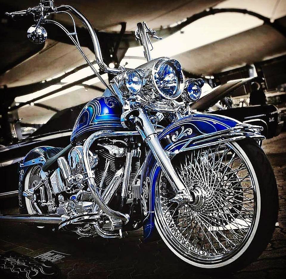 biker excalibur II: Blue Motorcycles