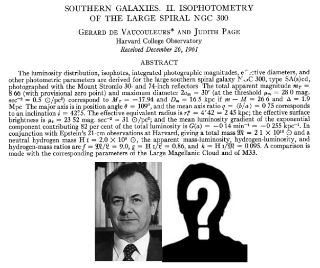 Who discovered dark matter in galaxies?