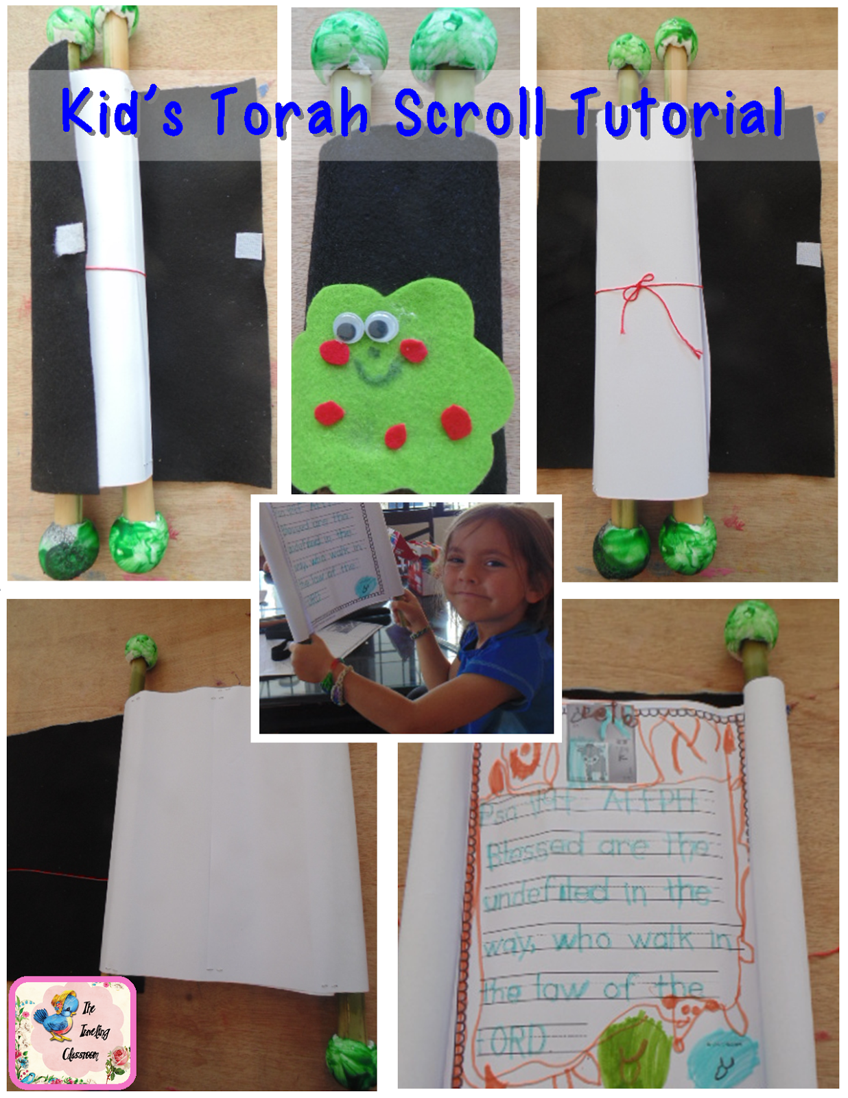 The Traveling Classroom: Psalm 119 Copywork & Kid's Torah Scroll ...