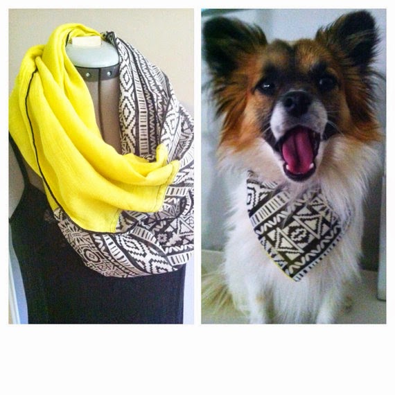 Sew DoggyStyle: NEW Matching Scarf Sets in our Shop!