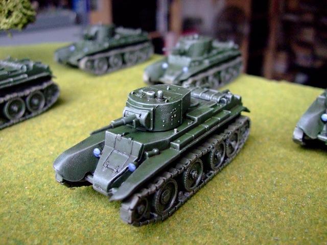 Analogue Hobbies: From FranL: 20mm WWII Soviet BT-7 Light Tanks (60 points)