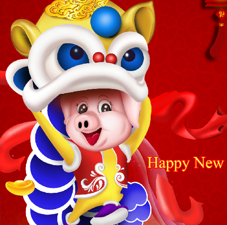 con heo vector - shopvectorvn