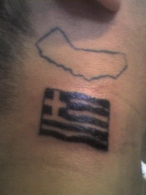 Greek Flag Tattoos - Tattoos Facebook