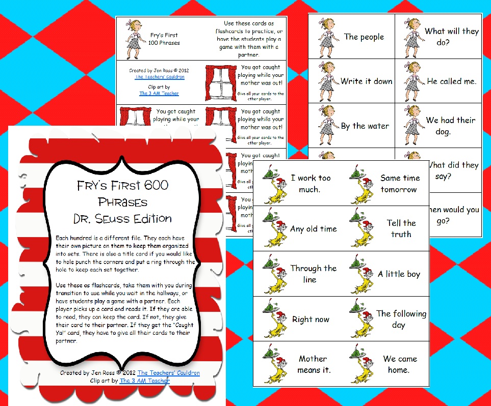 Me and My Gang: Dr. Seuss Fry Phrases