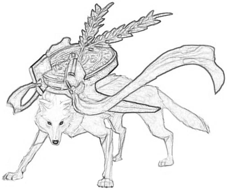 Okami Coloring Pages Coloring Pages