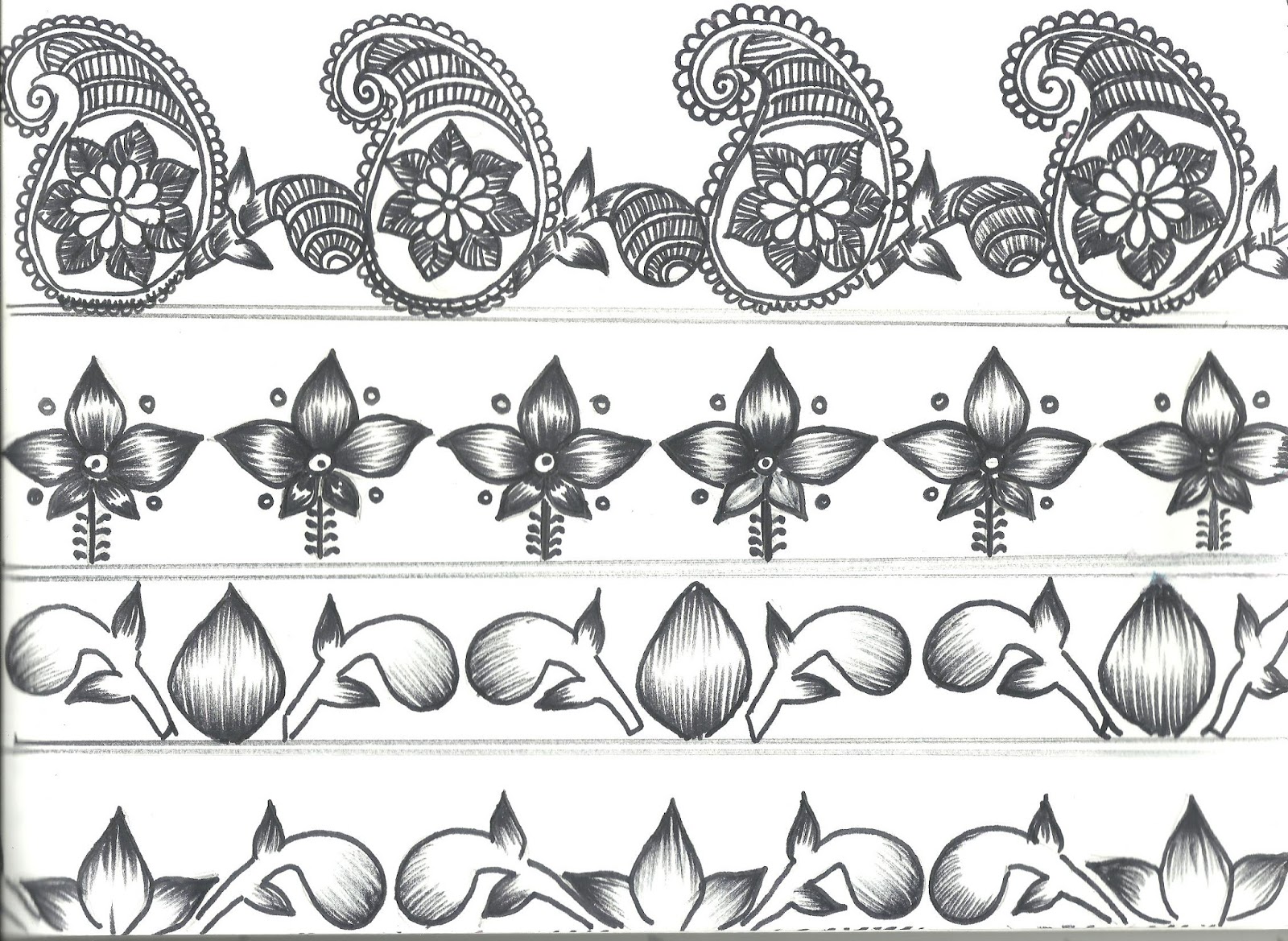 Art N Craft: Latest Border Designs