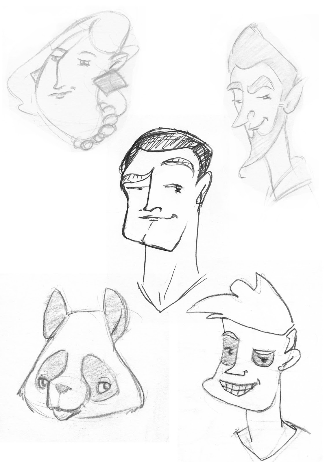 Esben Animation: Character Designs and Sketches