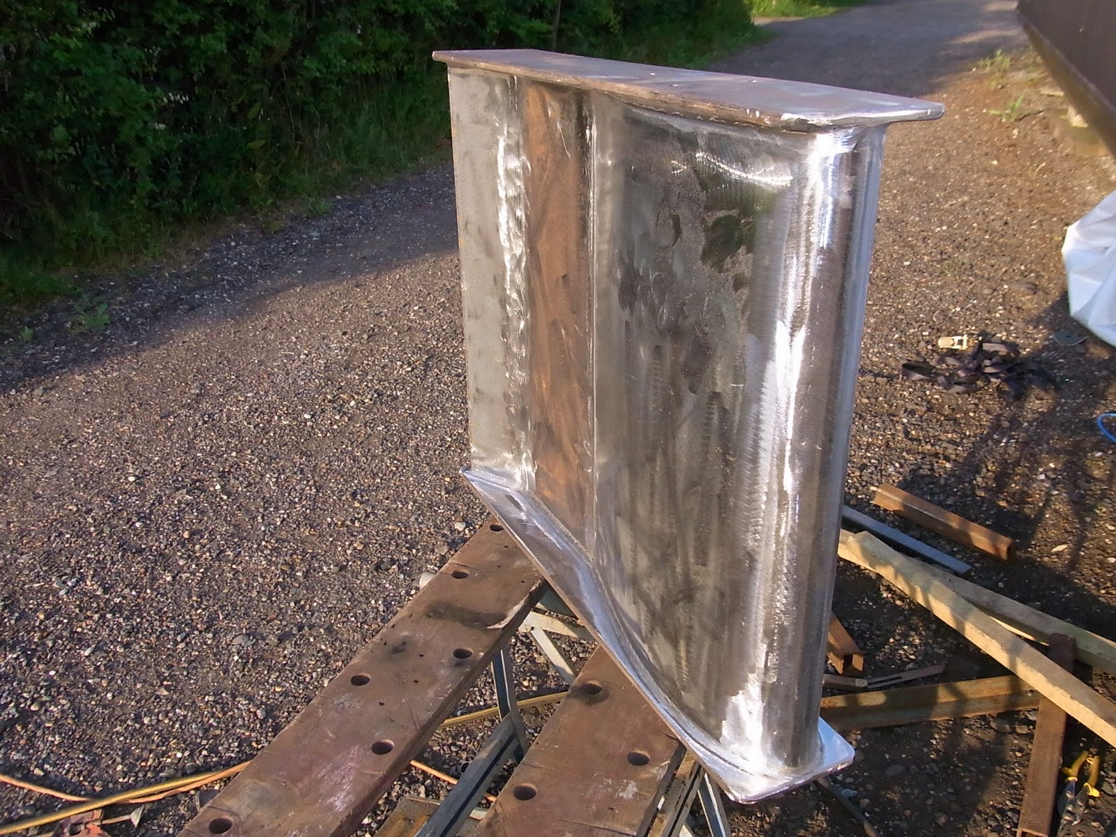 Widebeam Boat Build Blog: Lets Build A Rudder