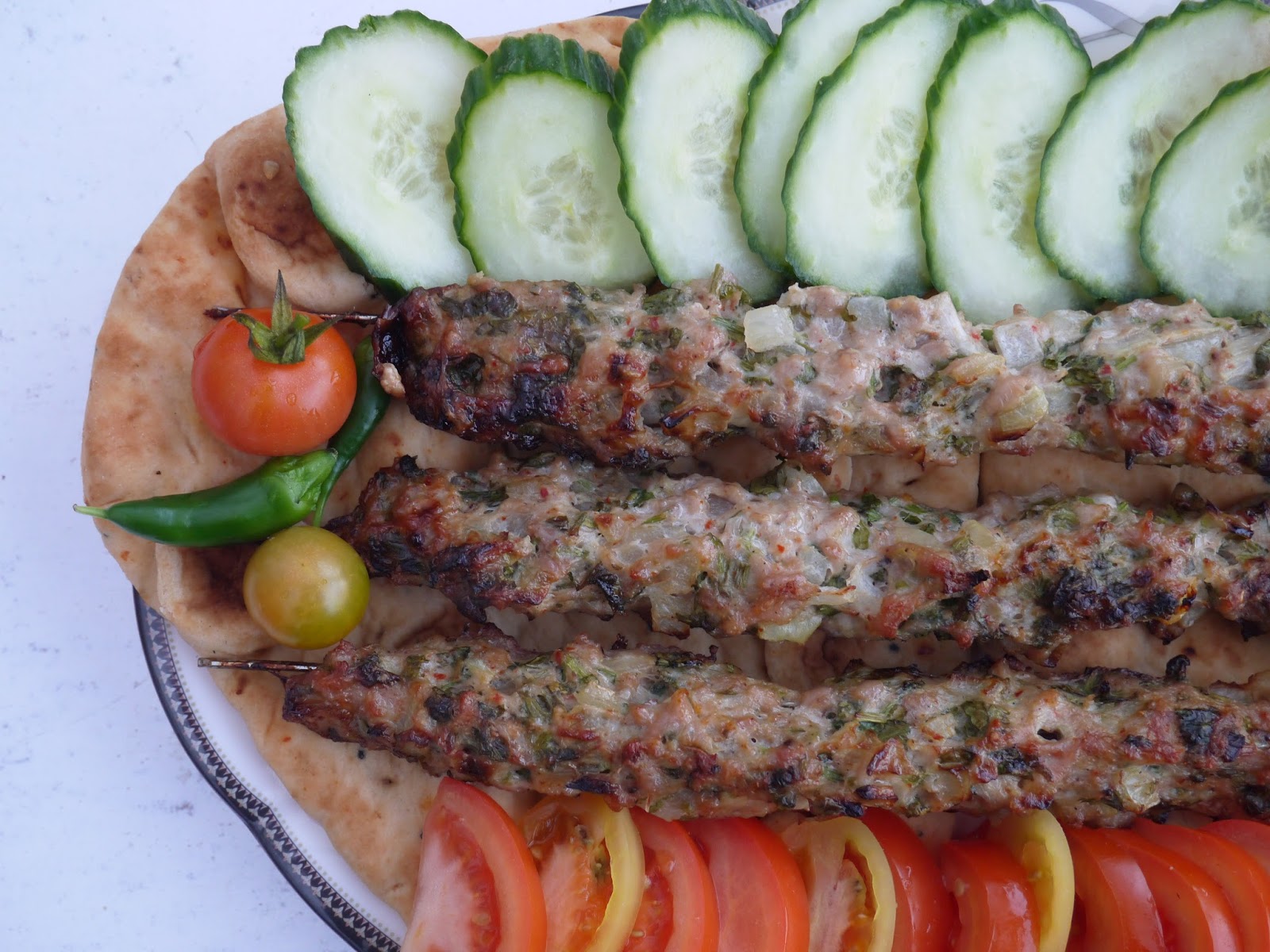 This Muslim Girl Bakes: Chicken Seekh Kebabs.