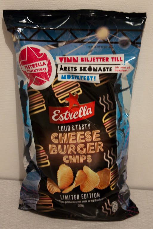 Candynstuff: Estrella Loud & Tasty Cheese Burger Potato Chips [Limited ...