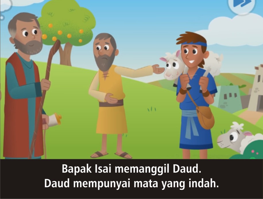 Komik Alkitab Anak: Daud Diurapi Menjadi Raja
