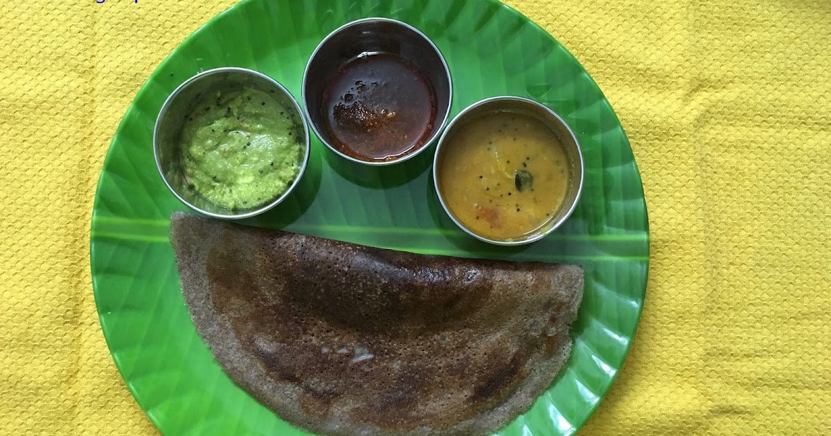 RAGI-POHA DOSA, how to make finger millet-flat rice crepes ~ Malpats ...