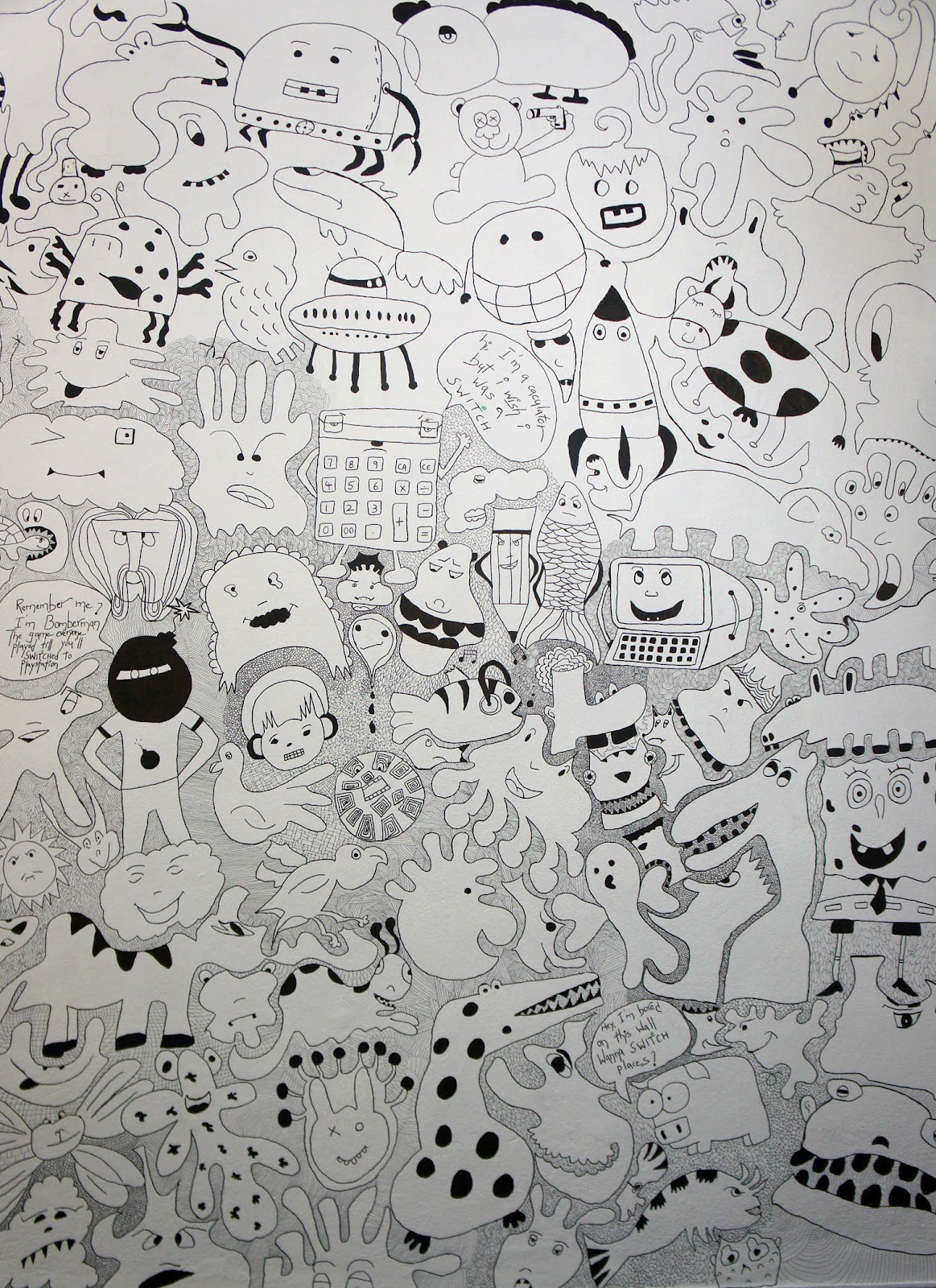The Doodle Adventure: Doodle that killed the empty wall.
