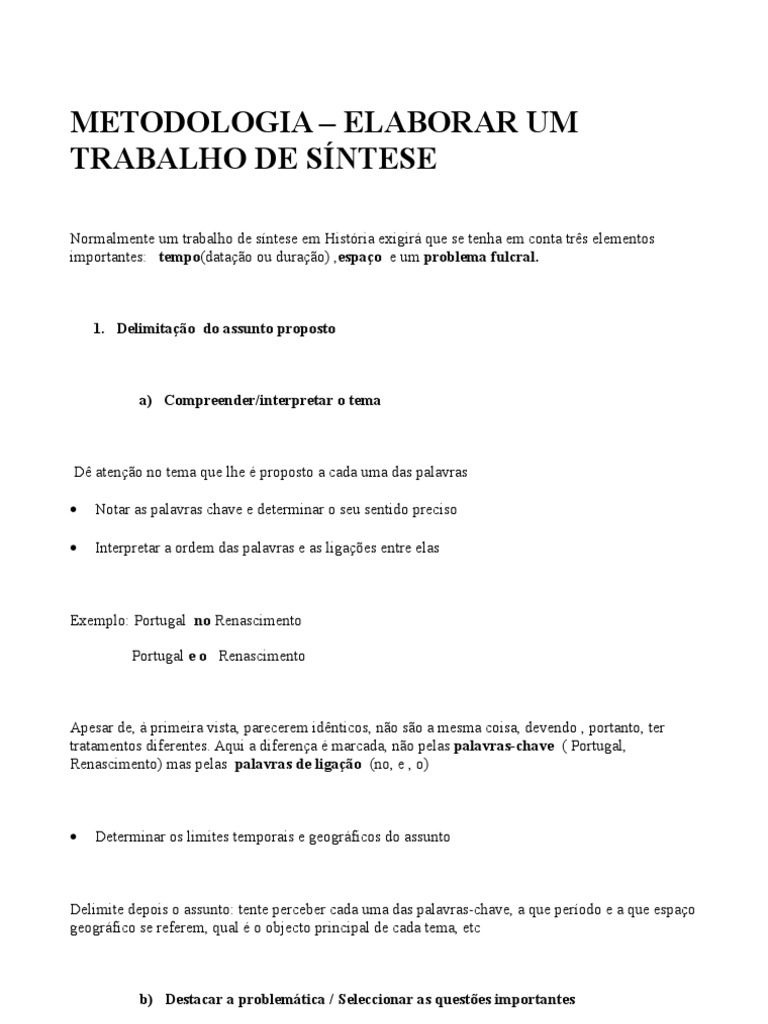 exemplo de sintese - wood scribd braxin