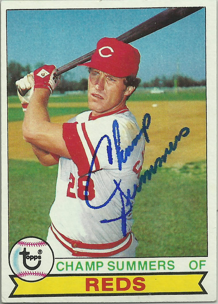 Cincinnati Reds Baseball Card Collector: TTM: Champ Summers